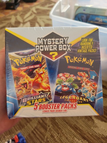 Pokémon Mystery Power Box Chase Pack Seeded 1:10 (5 Booster Packs ...