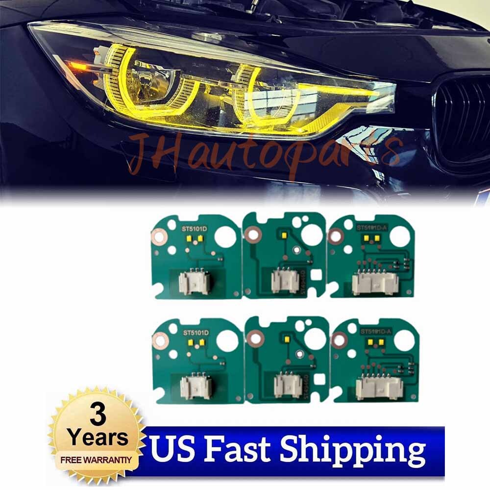 FOR BMW F30 3 SERIES CSL YELLOW LED HEADLIGHT DRL MODULE 2016 - 2018 ...