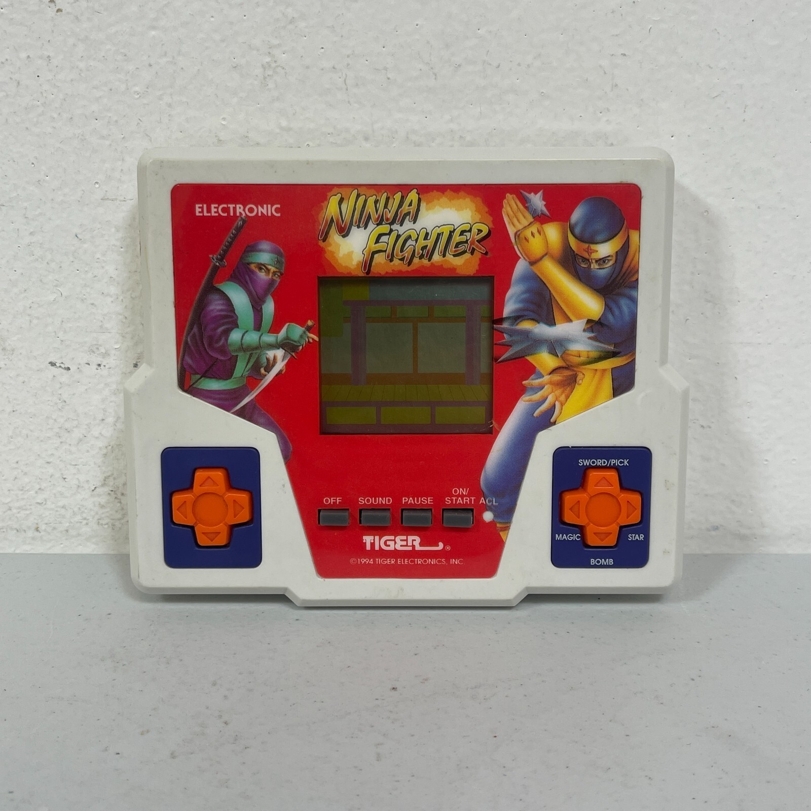Vintage 1994 Tiger Electronic Ninja Fighter Handheld Retro Video Game TURNS ON | eBay