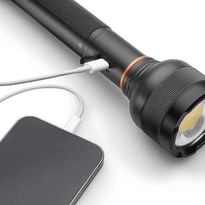 Bushnell 6500 LUMEN Rechargeable Flashlight, Aircraft Grade Body, 4 ...