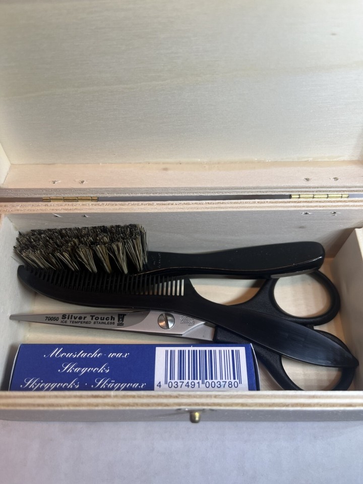 Stern Complete Mustache Care Kit, Includes Mustache Wax, Comb, Brush ...