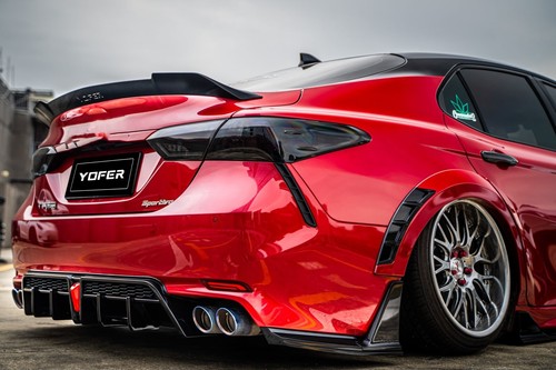 For Toyota Camry SE XSE 2018-2024 YOFER Gloss Black Front Lip Rear ...