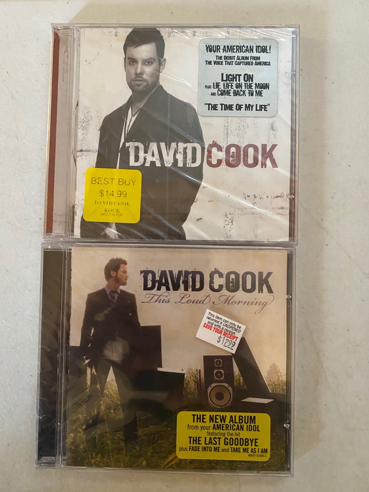 David Cook CD Lot of 2! Self Title This Loud Morning *SEALED* | eBay