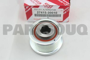 2741530010 Genuine Toyota PULLEY, ALTERNATOR W/CLUTCH 27415-30010 | eBay