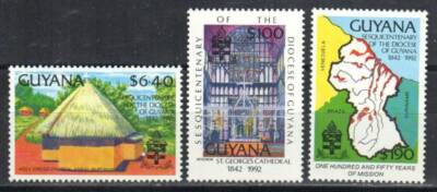 Guyana Stamp 2574, 2576, 2577 - Diocese of Guyana | eBay