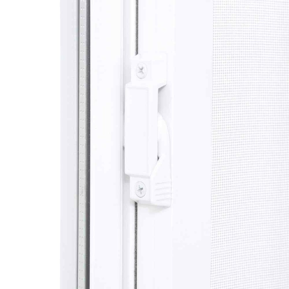 Vinyl Sliding Window Utility Left-Hand Slider Glass Insect Screen White ...
