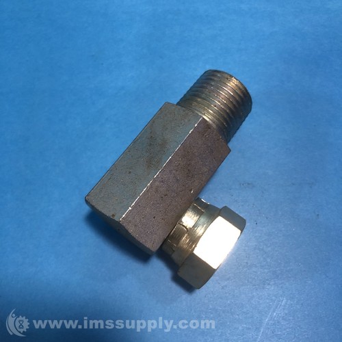 Steel Push to Connect Elbow Flow Control Valve, 3'' LG FNIP | eBay