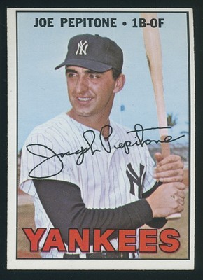 1967 Topps Baseball #340 JOE PEPITONE New York Yankees MID-GRADE | eBay