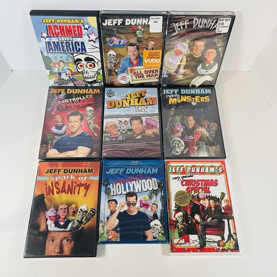 Jeff Dunham 9 DVD/Blu-ray Lot: Chaos Monsters Insanity Arguing & MORE ...