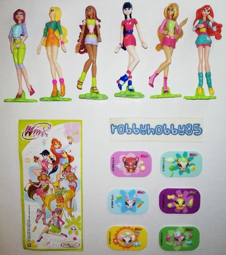 Buy Winx Club Complete Set With All Papers Kinder Surprise 2009 Ferrero ...