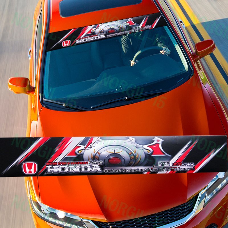 Car Window Windshield Vinyl Banner For MUGEN POWER CIVIC i-VTEC Decal ...