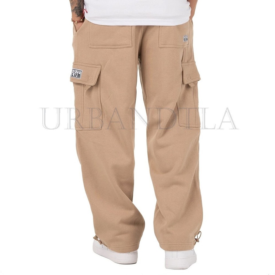 Pro Club Men's Heavyweight Fleece Cargo Sweatpants XS-3XL | eBay