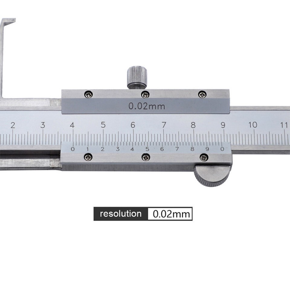 Inner Groove Diameter Vernier Calipers Stainless Steel Measuring Tool 0 ...