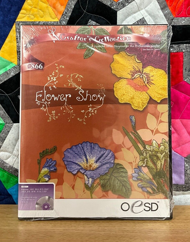 OESD Embroidery Designs- Flower Show CD BRAND NEW!! | eBay