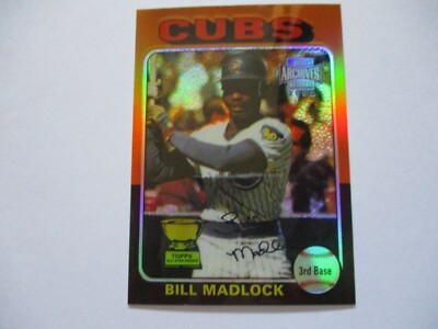 2002 Topps Archives All-Star Rookie Bill Madlock Reprint 5/100 Baseball ...