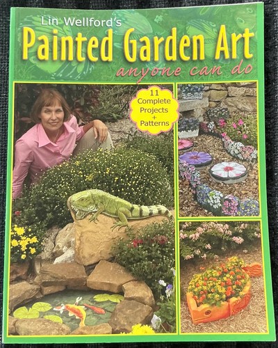 New PAINTED GARDEN ART Decorative Painting Book LIN WELLFORD | eBay