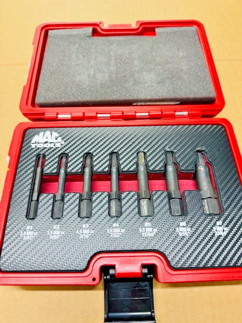 Mac Tools SXE7RBRTFOR 7pc RBRT Extractor Set w/Foreign Object Removal ...