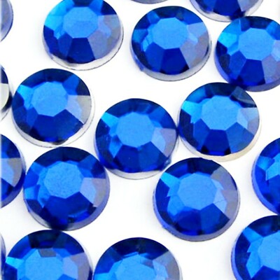 ROYAL BLUE CRYSTAL Decorative Sticky Diamante Rhinestone Gems Small ...