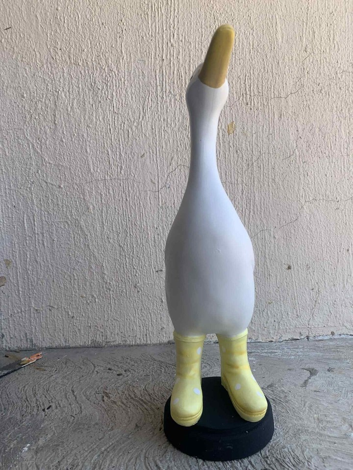 13" tall goose porch latex and fiberglass concrete mold ready to ship ...