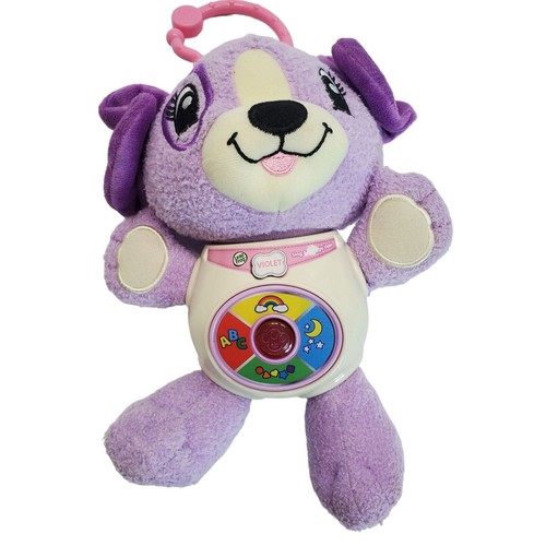 LeapFrog Sing and Snuggle Violet Plush Toy Small 7" Talking Clip On ...