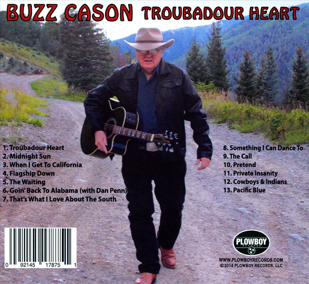 BUZZ CASON TROUBADOUR HEART NEW CD 92145178751| eBay