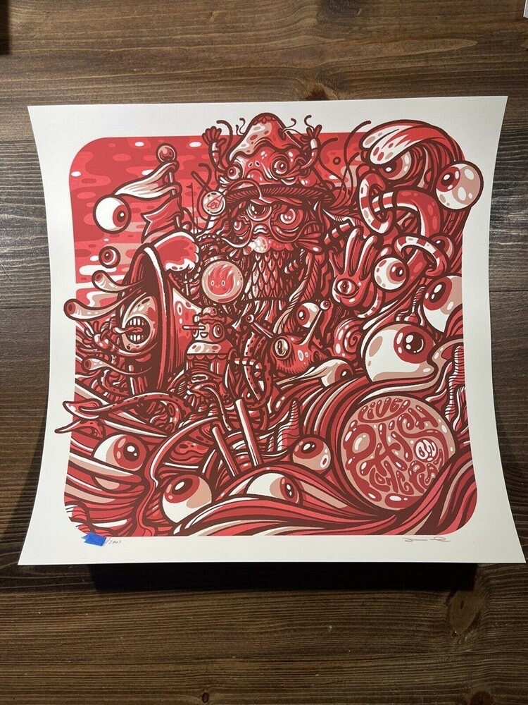 Phish Poster LP on LP 21 Ruby Waves Edition Art By Millward | eBay