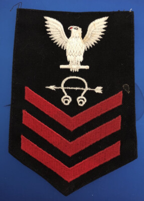 Vintage WW2 US Navy Patch Chief Petty Officer 2nd Class Chevrons Rank ...