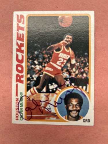 1978-79 Topps #13 Houston Rockets Calvin Murphy Autograph. | eBay