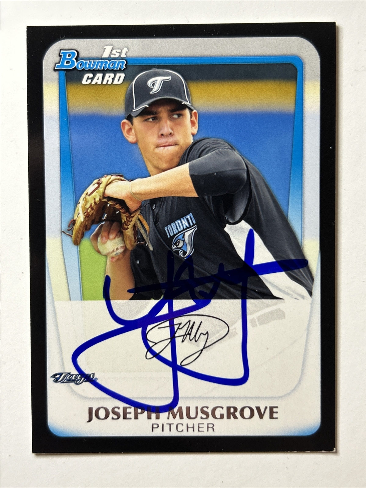 Joseph Joe Musgrove Autographed 2011 Bowman Draft #BDPP62 In Person ...