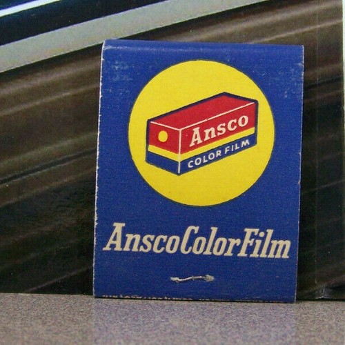 Vintage Matchbook G6 Circa 1940 Ansco Color Film Cameras Photography ...