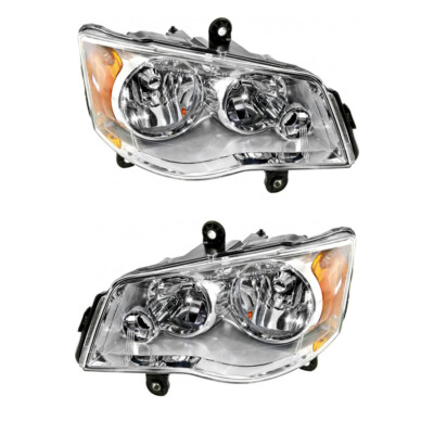 Headlight Pair Fits Dodge Grand Caravan SE 30th Anniv Mini Van 2014 By ...