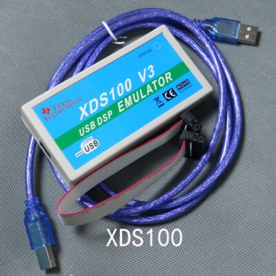 XDS100 V3 USB DSP Emulator DSP Programmer Supports USB2.0 CCS4+USB Cable | eBay