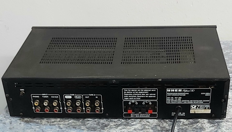 UHER Reference No1 A 100 Integrated Stereo Amplifier Verstärker | eBay.de