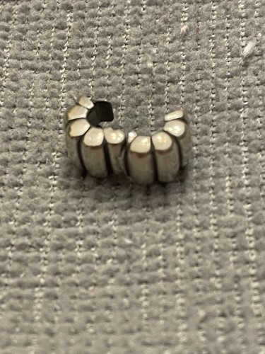 Authentic Pandora ALE Sterling Silver Ribbed Clip | eBay