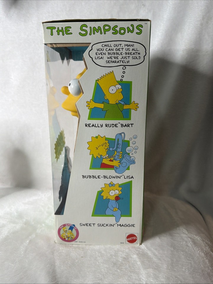 Vintage 1990 The Simpsons Really Rude Bart 12'' Doll Mattel New In Box ...