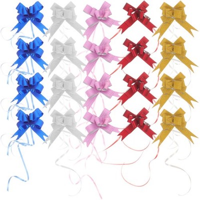 100 Pcs String Bows for Wedding Ornament Accessories Birthday Wrapping ...