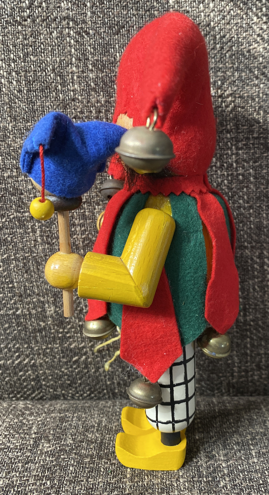 Vintage Steinbach Court Jester German Smoker Holding Puppet | eBay