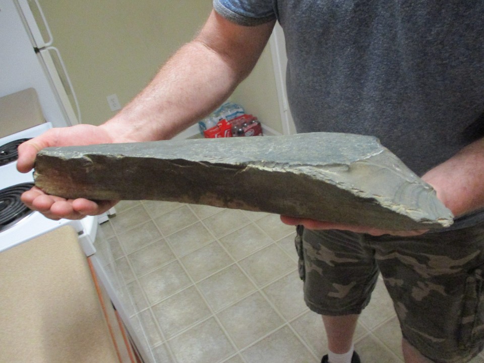 ARROWHEAD NC - * - PALEOLITHIC AXE - TRANSITIONAL PERIOD - HARDAWAY ...
