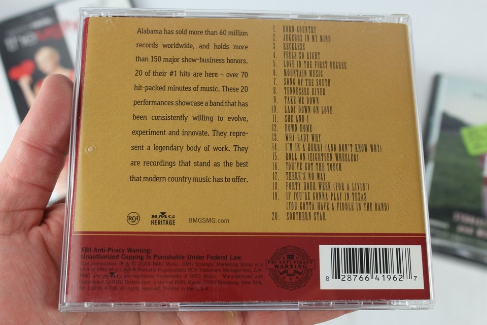 ULTIMATE ALABAMA 20 #1 HITS COUNTRY MUSIC CD *QUICK SHIP* | eBay