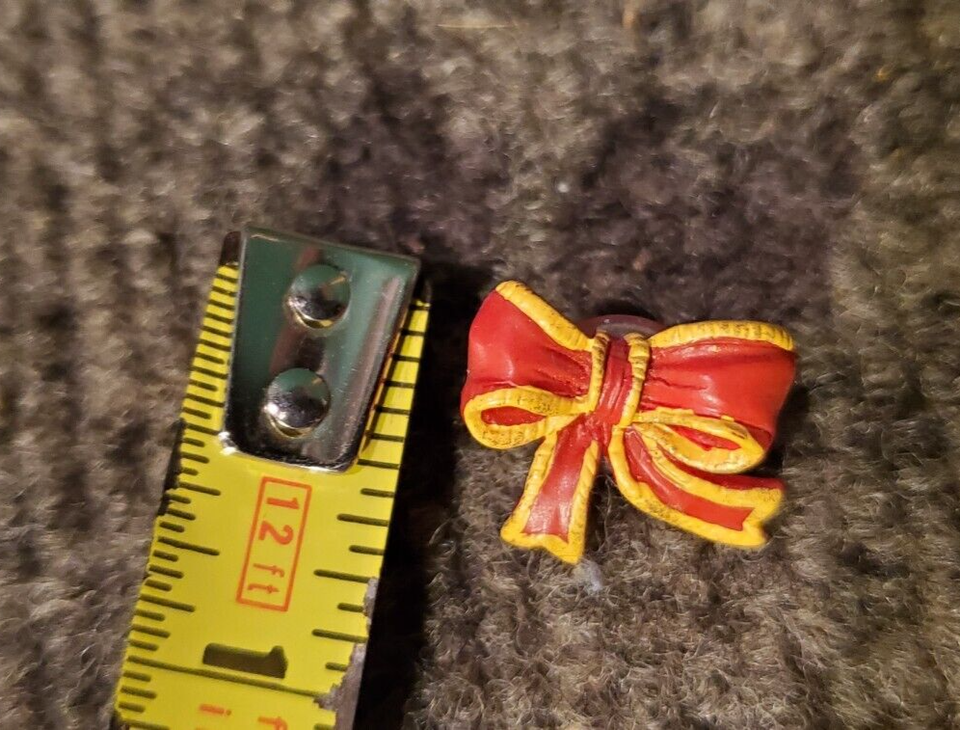 La mode button Red Bow Plastic | eBay