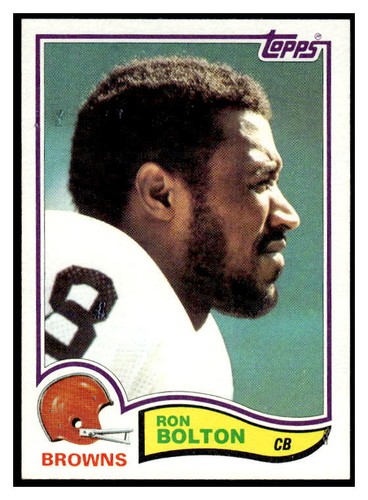 1982 Topps #58 Ron Bolton Cleveland Browns Excellent | eBay