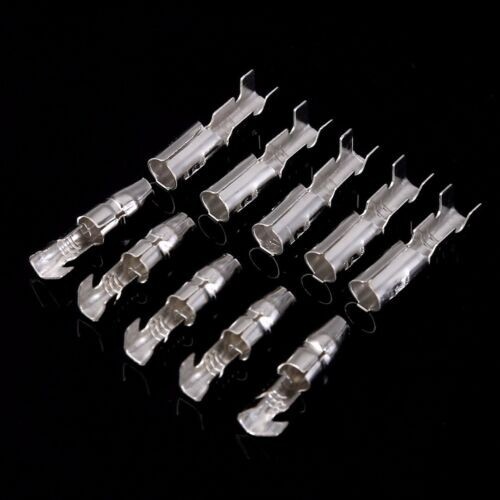 50 kits motorcycle round plug + round socket sleeves 4 mm cable shoe ...