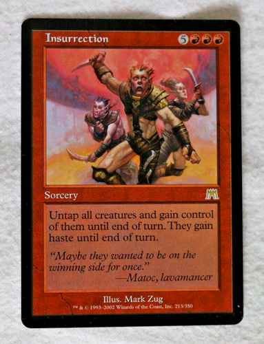 Insurrection - Onslaught Minty Fresh MTG Magic the Gathering | eBay