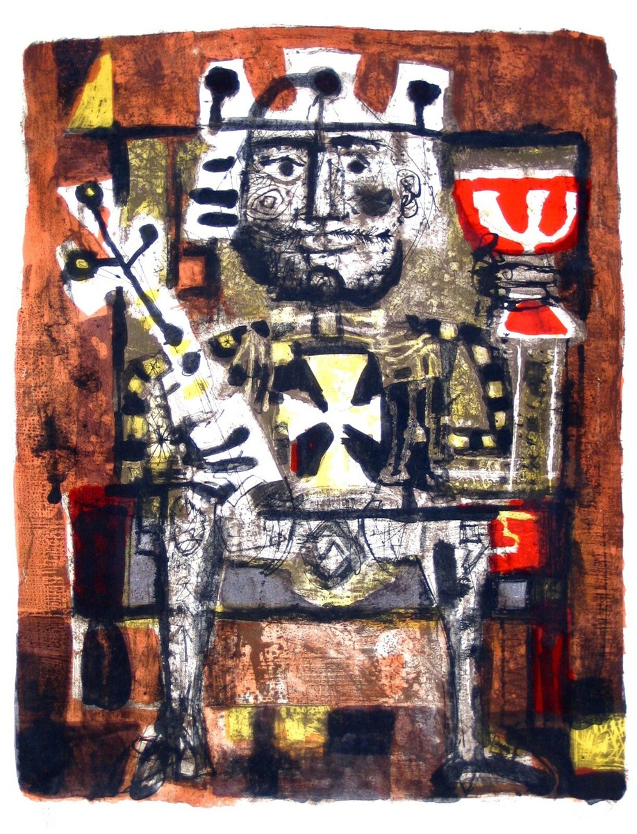 Arte Clave 1 Antoni Clave. Portrait De Roi Dans..; Beau Fixe.