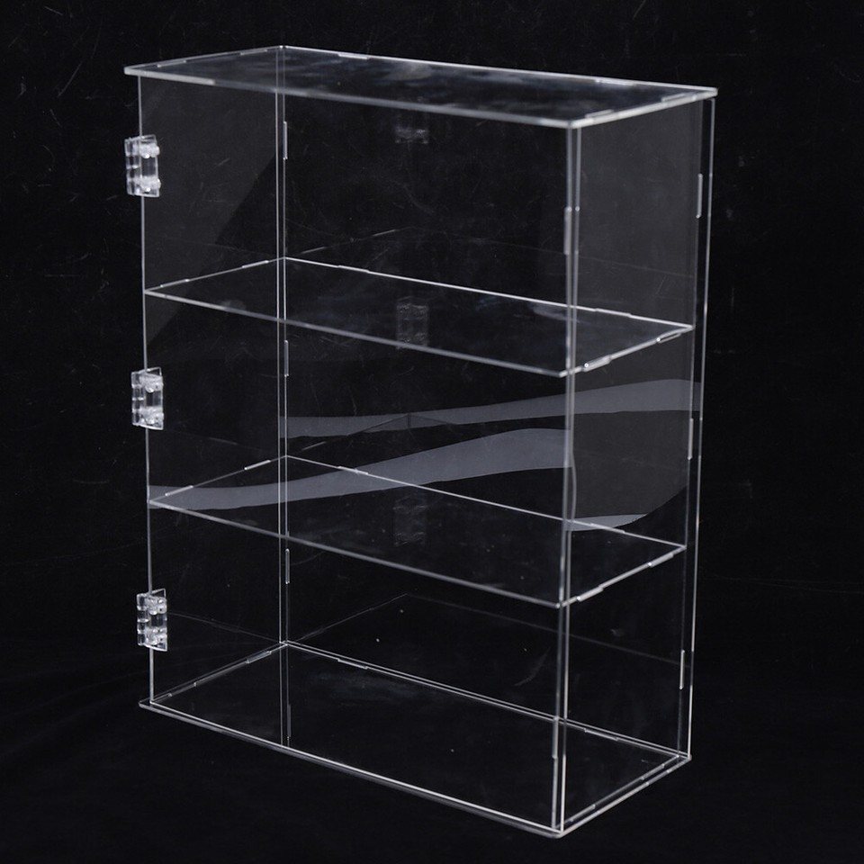 3 Tier Display Cases for Collectibles Toys Display Shelves Clear ...