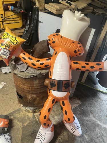 CHESTER CHEETAH INFLATABLE 7 FT Rare Store Promo Display CHEETOS Cat | eBay