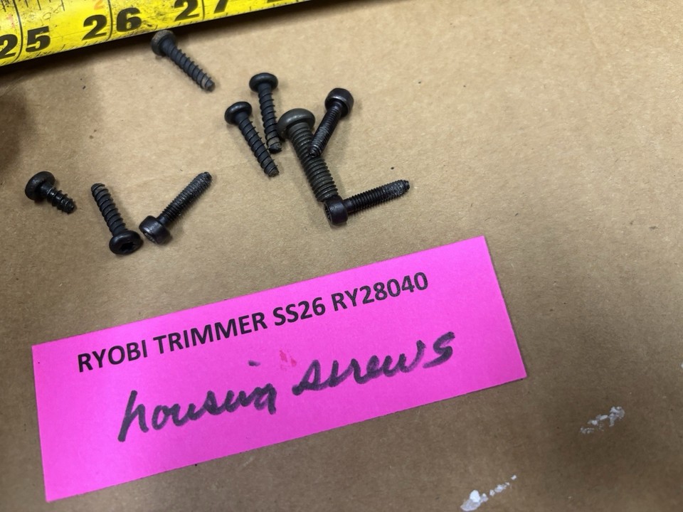 Ryobi String Trimmer SS26 RY28040 Housing Screws/bolts Set Of 10 | eBay