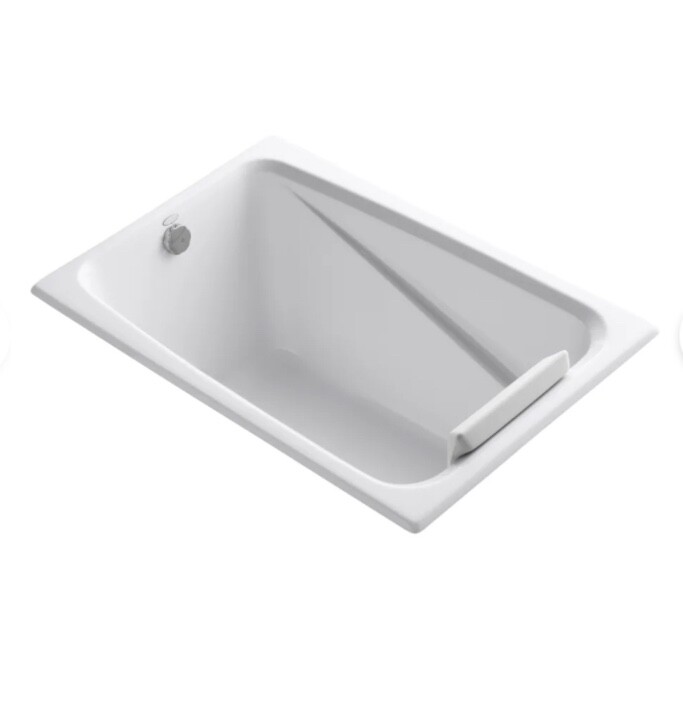 Kohler Greek Collection 48" x 32” Drop In Soaking Bath Tub K-1490-X-0 ...