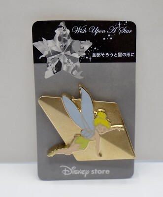 Disney JDS Tinker Bell Wish Upon a Star Gold Pin | eBay