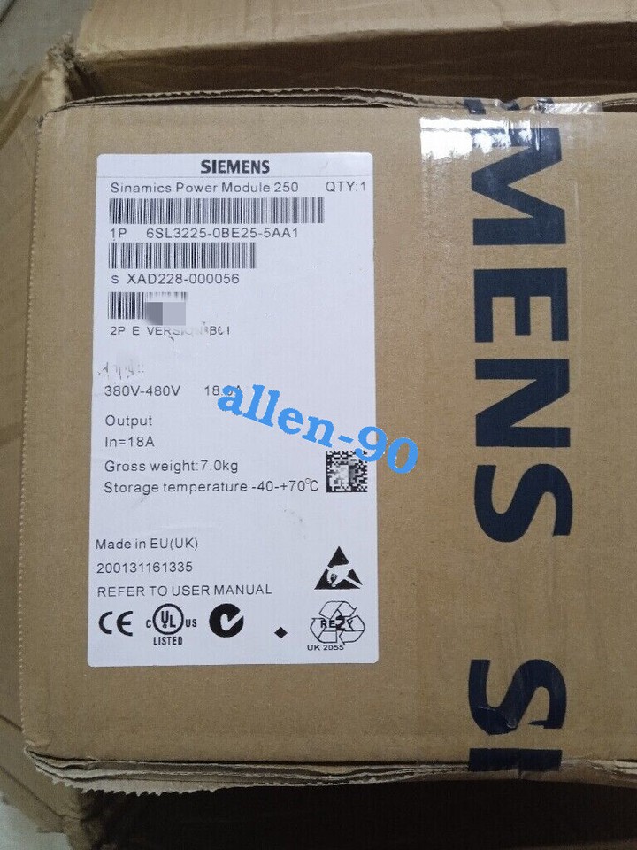 6SL3225-0BE25-5AA1 SIEMENS G120 Power Module PM250 Fast shipping via ...
